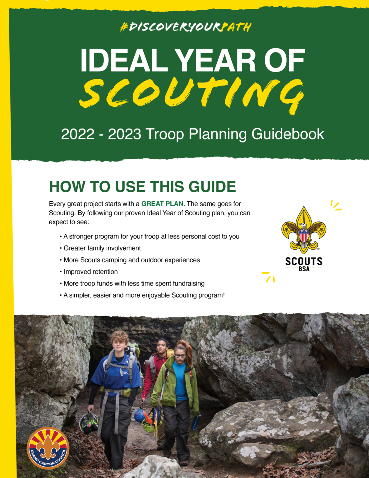 Ideal Year of Scouting – Support Center | Grand Canyon Council BSA