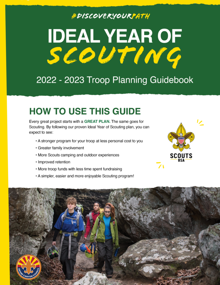 Ideal Year of Scouting – Support Center | Grand Canyon Council BSA
