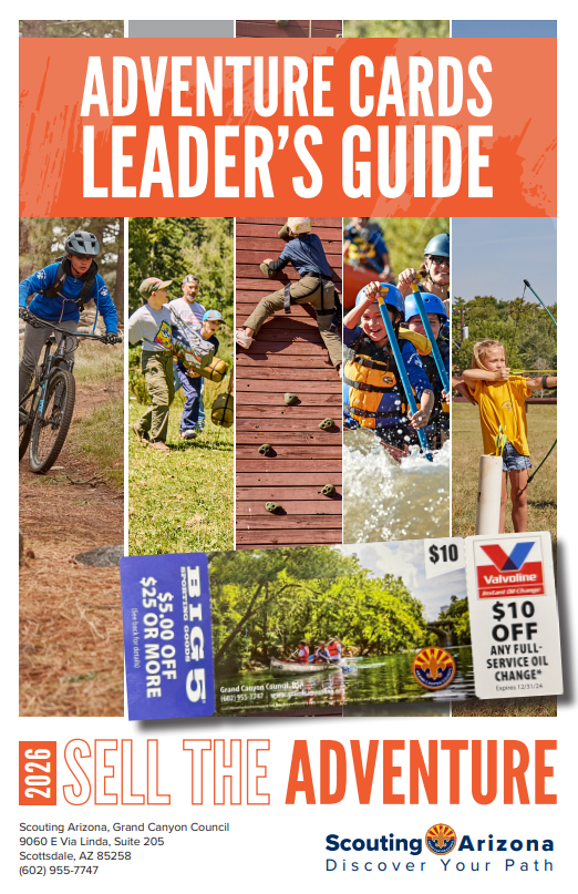 Adventure Cards – Support Center | Grand Canyon Council BSA
